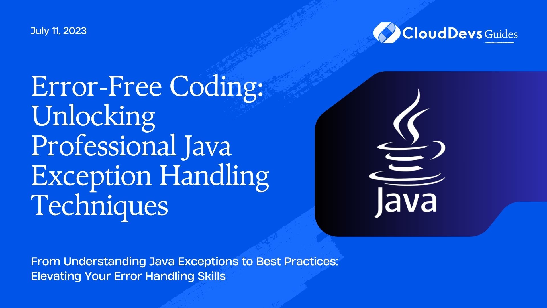 Error Free Coding Unlocking Professional Java Exception Handling Techniques